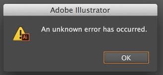 Adobe Illustrator unknown error Help - Techyv.com